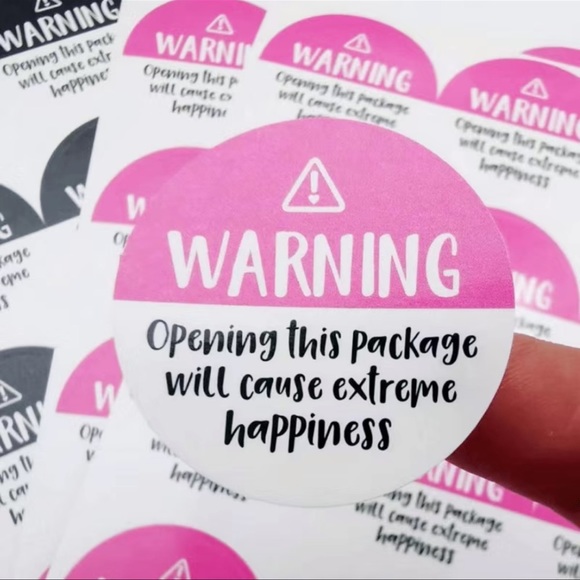 Office | 6 New Package Warning Sticker Labels | Poshmark